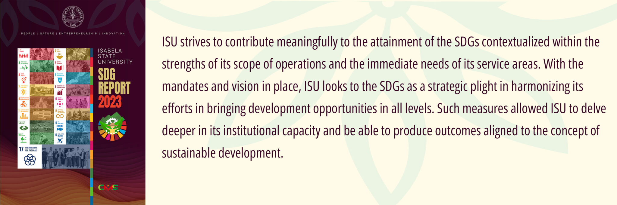 2023 | SDG Report – ISU for Sustainability